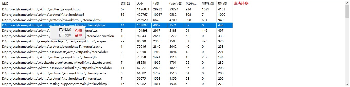 代码统计工具sourcecounter 分享 安卓笔记本